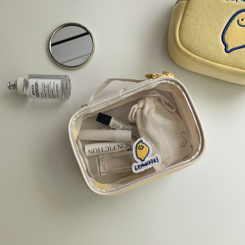 [Pre-order] second morning • — lemonade PVC pouch กระเป๋าใส่ของ กระเป๋า ...