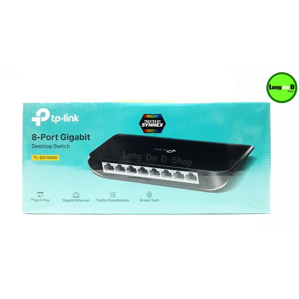 Hub 8 Port TP-Link TL-SG1008D (8-Port Gigabit Desktop Switch) 8 Port 10 ...