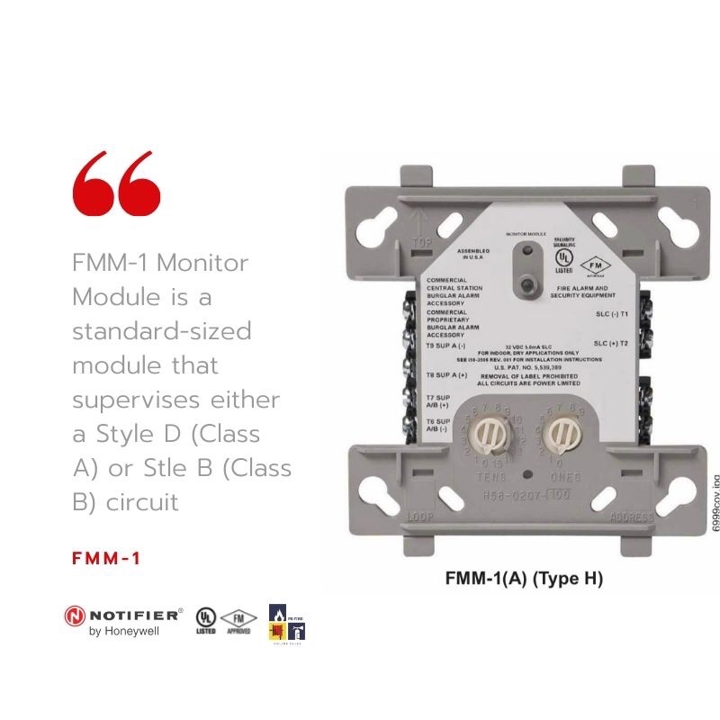 โมดูล สำหรับระบบไฟอลาม FCM , FZM , FMM มาตรฐาน UL จาก Honeywells ...