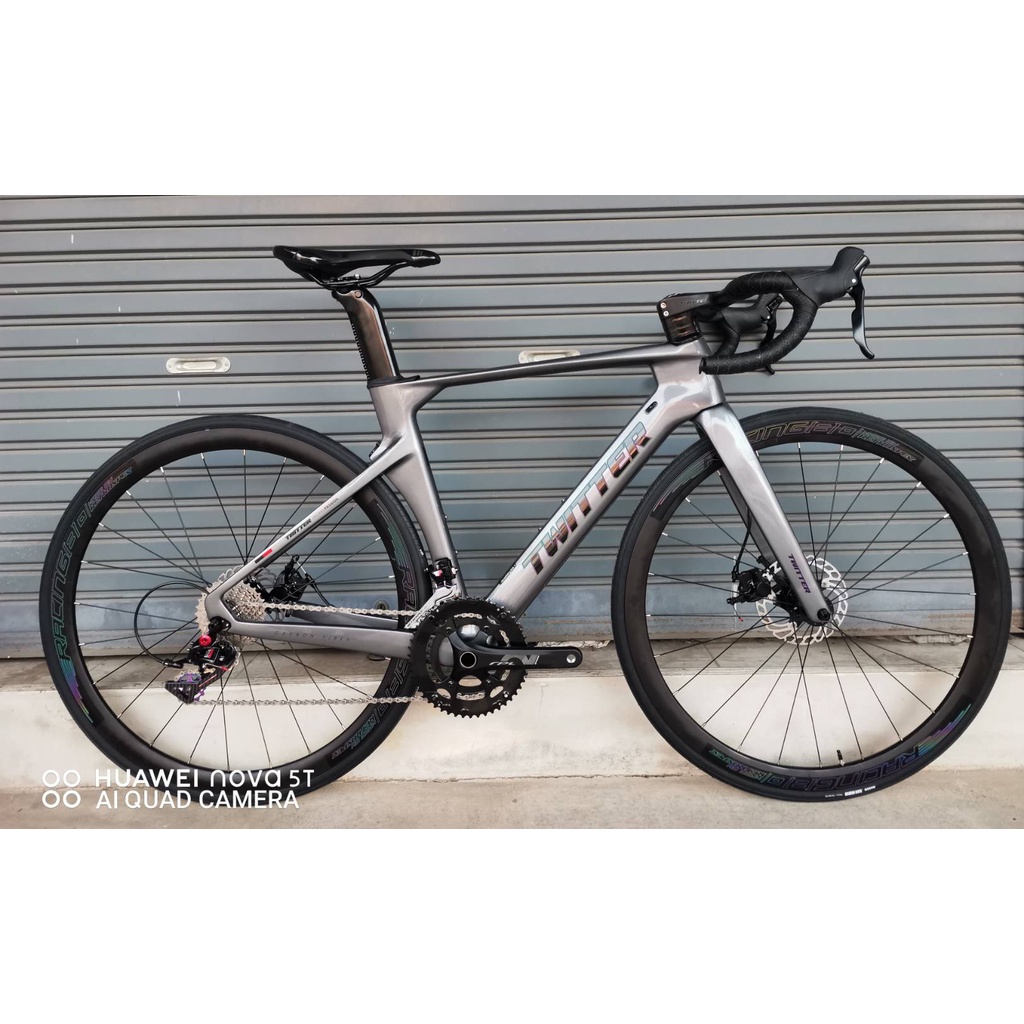 Twitter R10 DB RS 22 Speed เฟรมซ่อนสายทั้งคัน ตะเกียบ หลักอานคาร์บอน ...