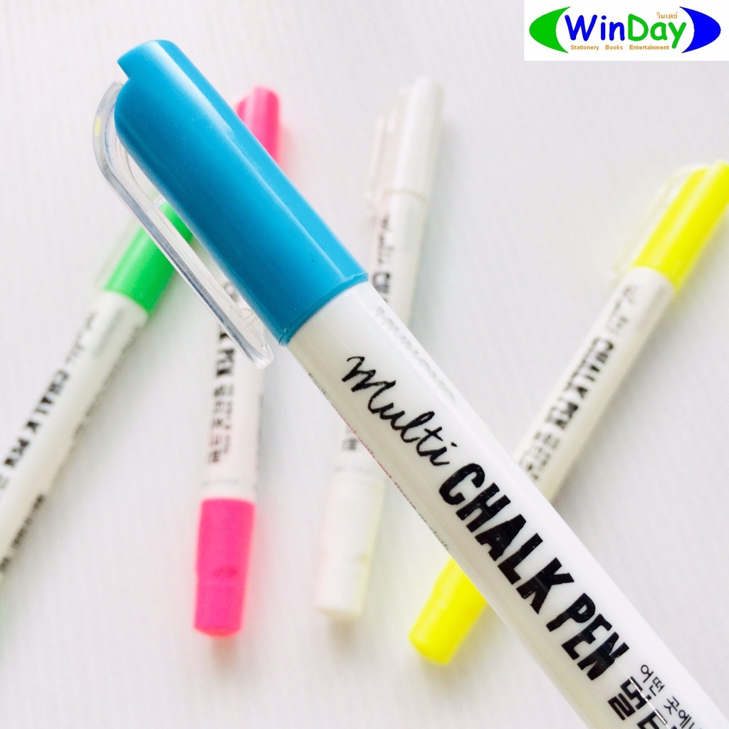 ปากกา ปากกาชอล์ค MUNGYO ปากกาชอล์ค 5สี Multi CHALK PEN | Shopee Thailand