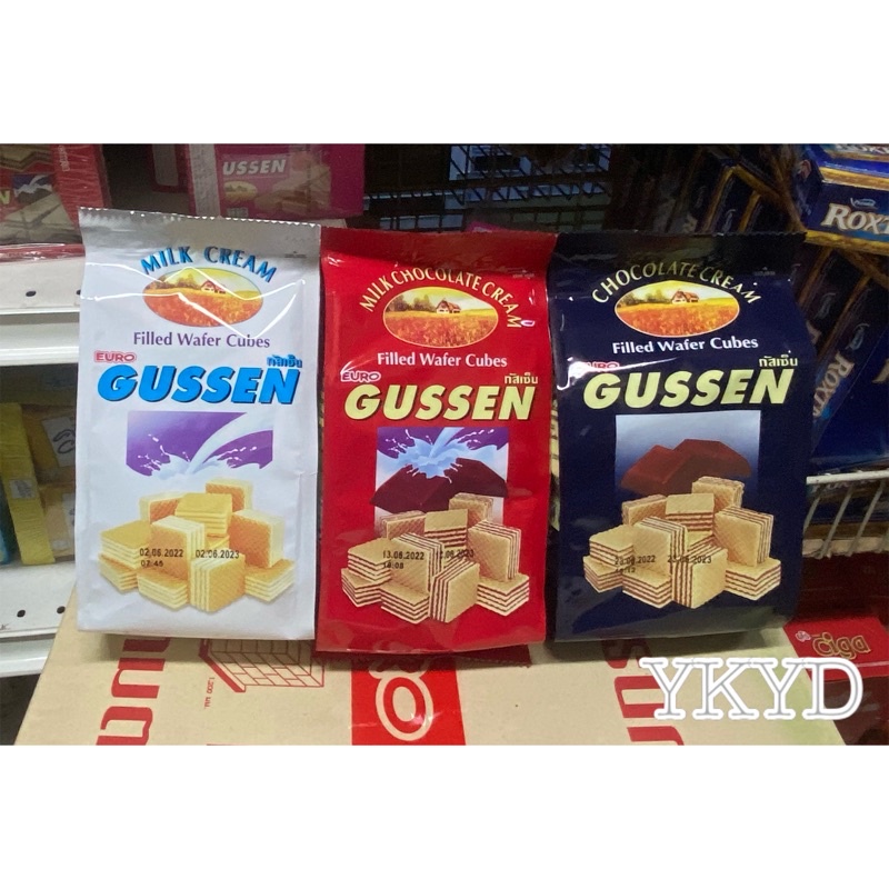 กัสเซ็น (Gussen)เวเฟอร์สอดไส้ครีม | Shopee Thailand