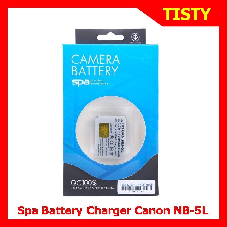 For Canon NB-5L Battery, Battery Charger "SPA" แบตเตอรี่กล้อง, แท่น ...