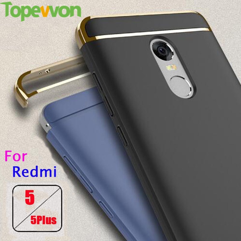 เคส Xiaomi Redmi Note 5 Plus 3 in 1 สีทองหรูหรา บางเฉียบ | Shopee Thailand