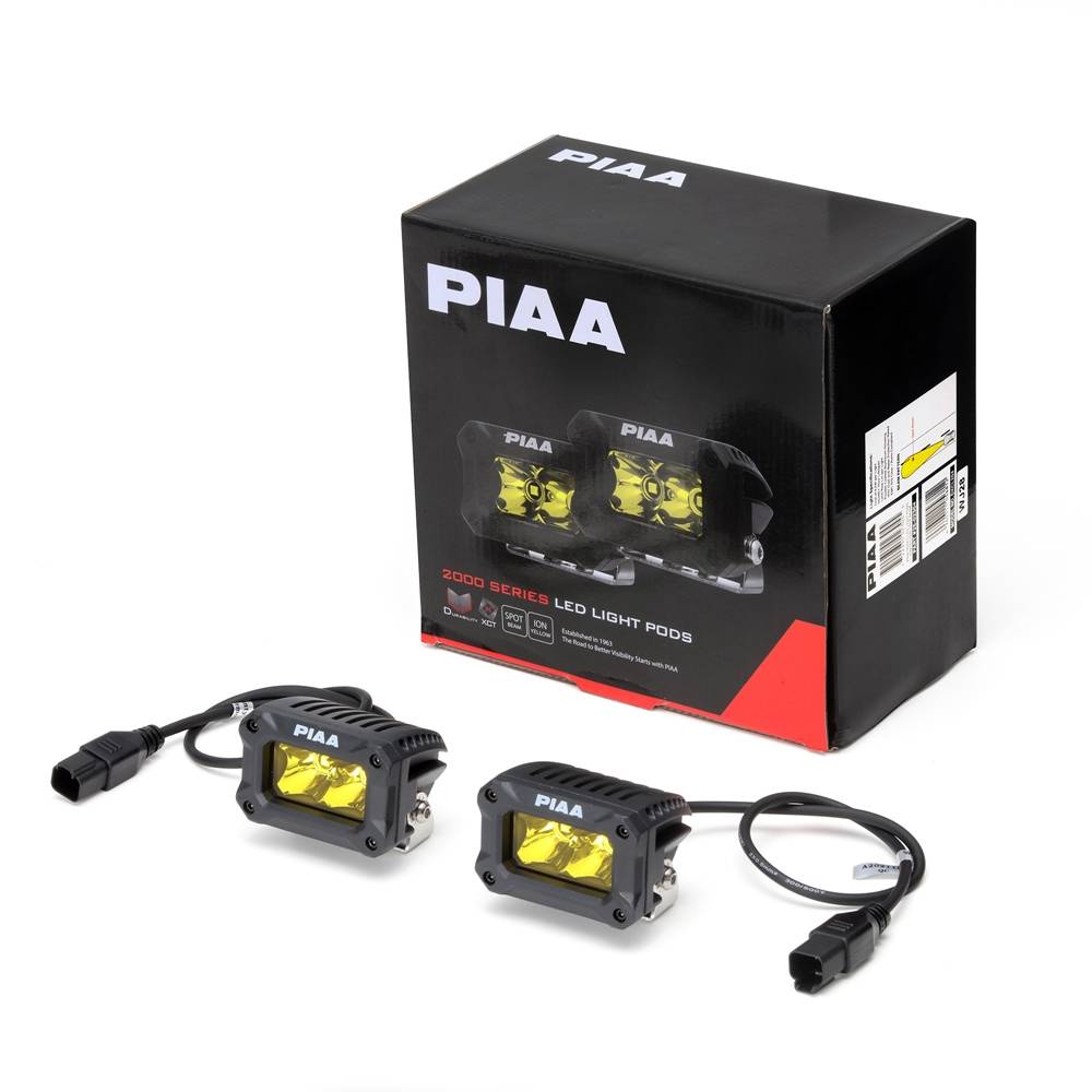 PIAA 2000Series LED Light Pods ION Yellow แสงเหลือง | Shopee Thailand