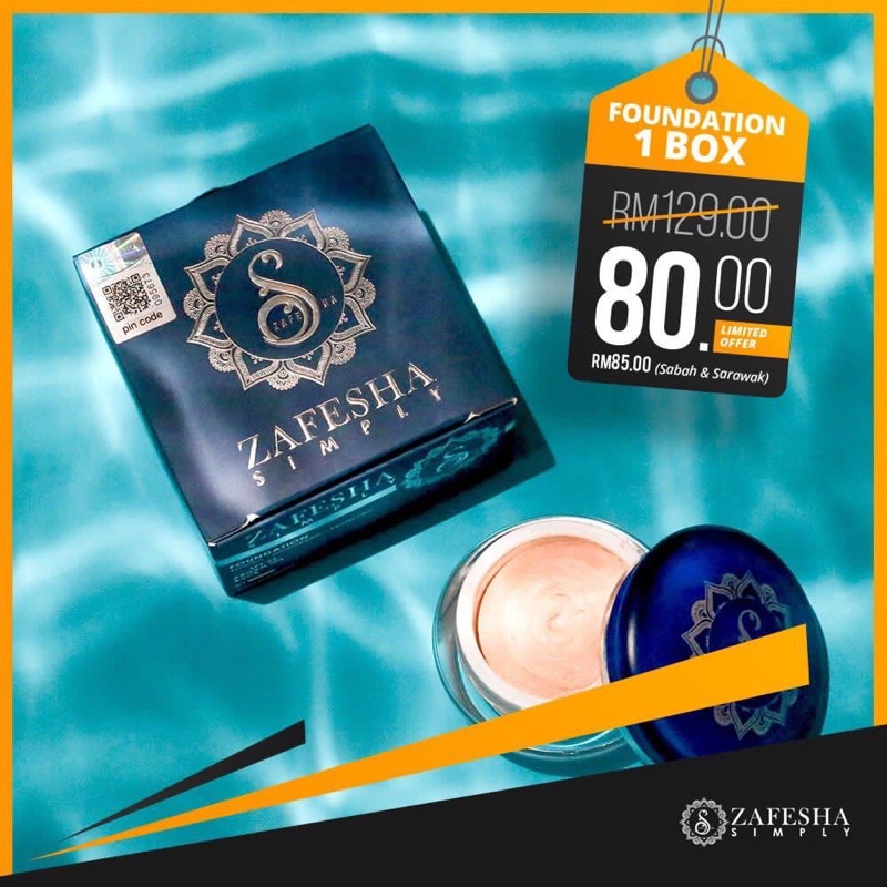 [Shop Malaysia] ZAFESHA SIMPLY FOUNDATION+ Leq2 | Shopee Thailand