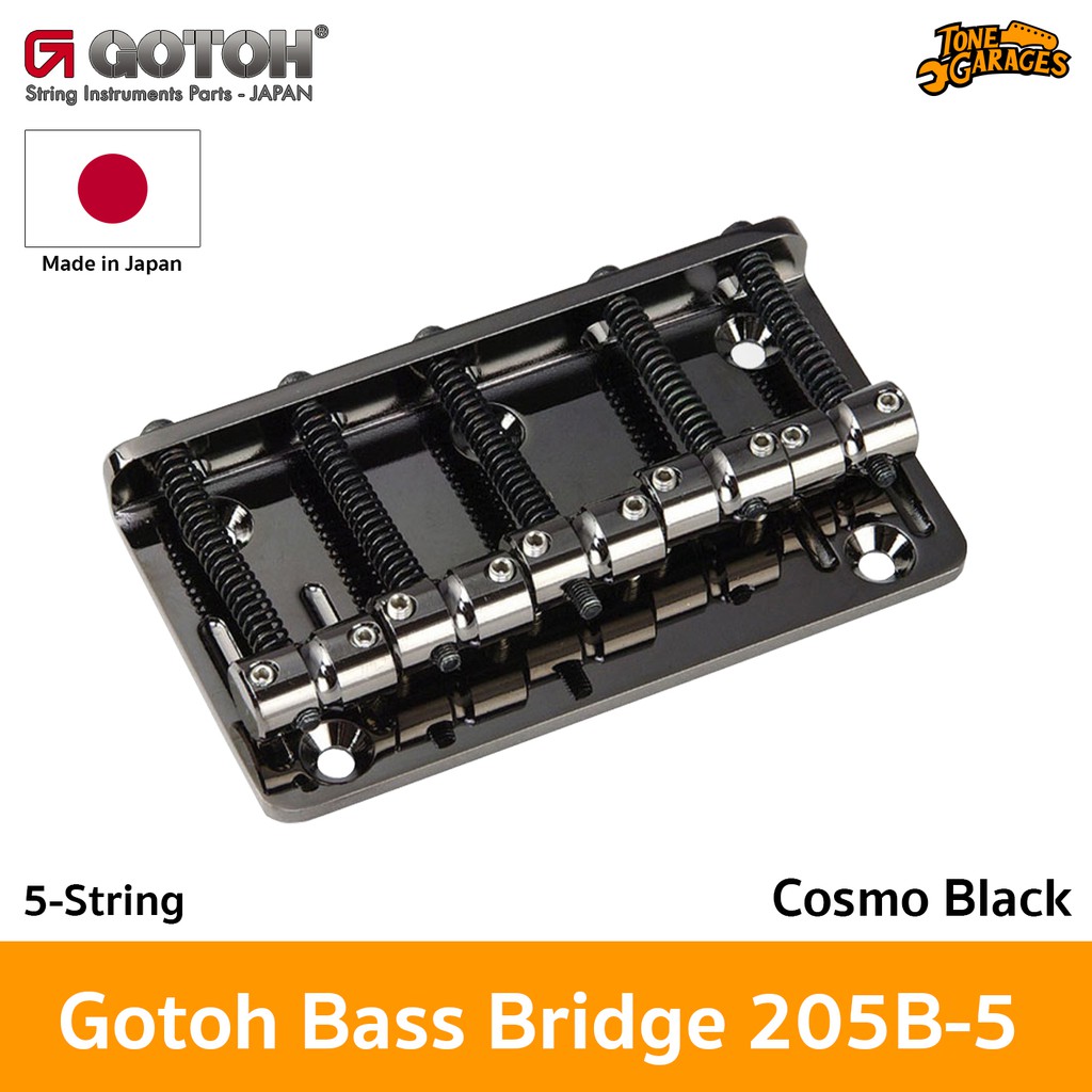 Gotoh 205B-5 Bass 5 String Bridge หย่องเบสไฟฟ้า 5 สาย Made in Japan ...