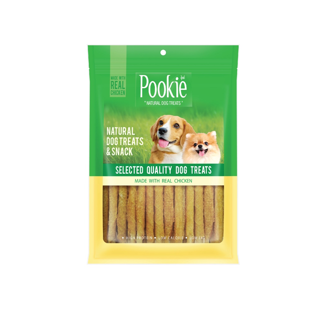Pookie Snackไก่พันหนังเกลียว เป็นขนมสำหรับสุนัขตัวโปรดของคุณเพื่อเป็น ...