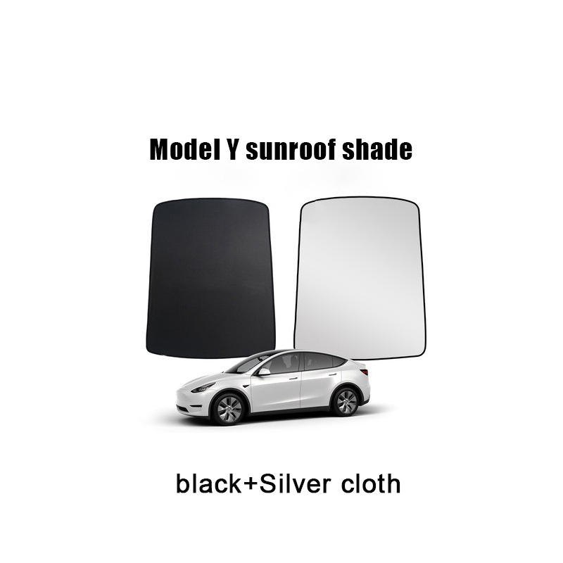 Tesla อุปกรณ์เสริมFor Tesla Model Y 2022 Ugrade Sun Shades Glass Roof ...
