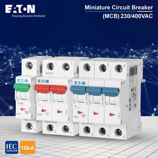EATON PLSM-C20/2 MCB 2P 20A 10kA (IEC/EN 60898), เซอร์กิตเบรกเกอร์ขนาดเล็กรุ่น 2 โพล 20 แอมป์ ...