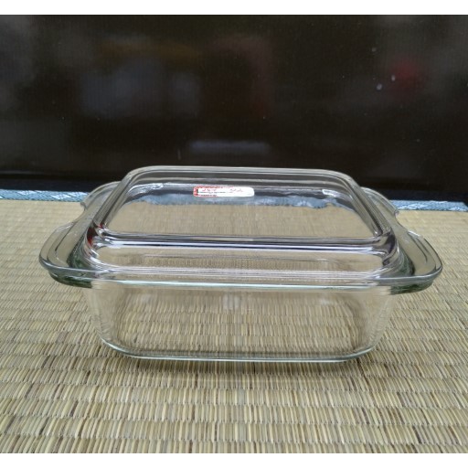 Iwaki Pyrex ชามแก้วอบทนความร้อนสูง ขนาด15.5*21 ซม มือสอง | Shopee Thailand