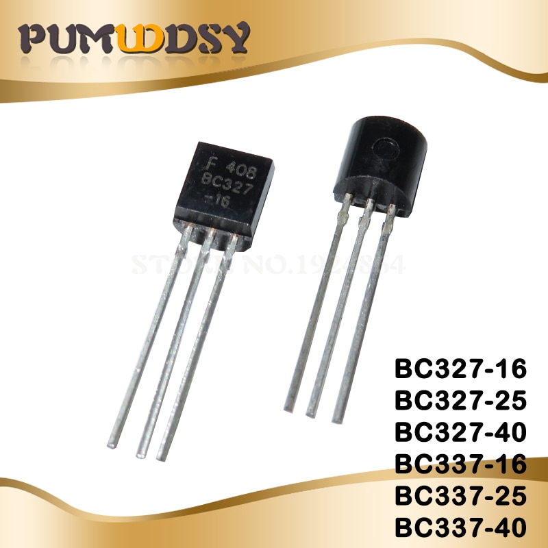 100pcs BC327-16 BC327-25 BC327-40 BC337-16 BC337-25 BC337-40 TO-92 ...