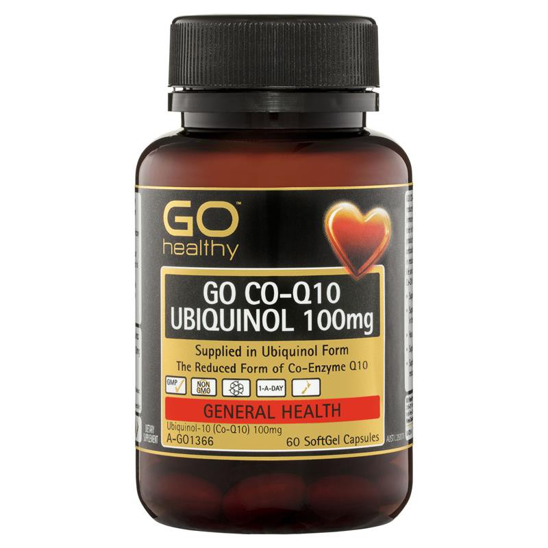 GO Healthy CoQ10 Ubiquinol 100mg 60 Capsules | Shopee Thailand