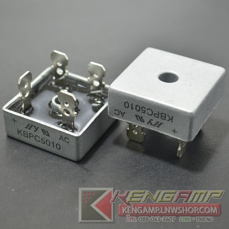 คุณภาพดี DIOD Bridge Diod KBPC5010 BR5010 SEP&HY บริดจ์ไดโอด 35/50A/1000V | Shopee Thailand