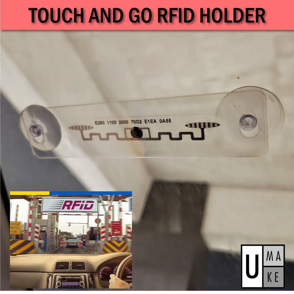 Rfid Holder For Car Touch n Go TNG RFID Tag Sticker Smart Tag For Car ...