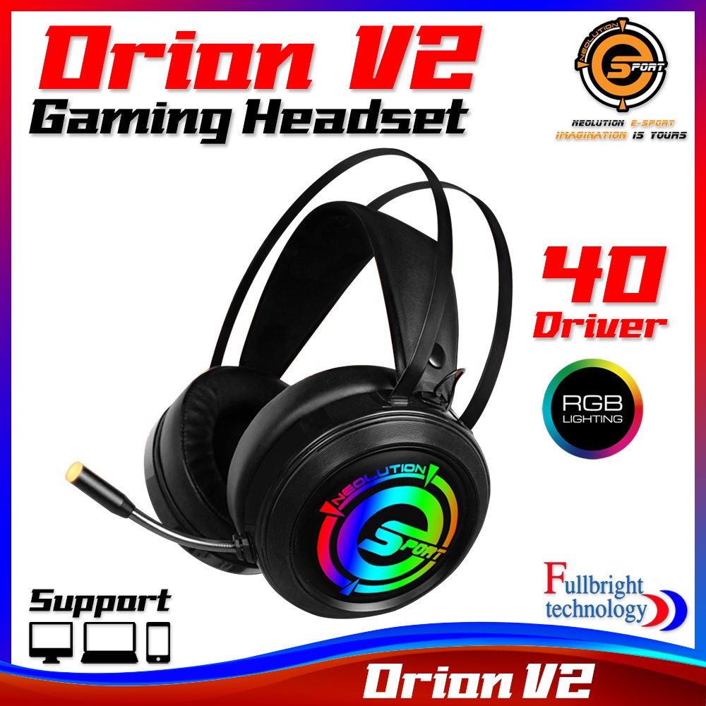 หูฟังเกมมิ่ง Neolution E-Sport รุ่น Orion V2 Gaming Headset | Shopee ...