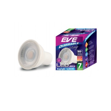หลอดไฟฮาโลเจน หรี่ไฟ LED halogenMR16 Dimmable GX5.3 7w 220V EVE | Shopee Thailand