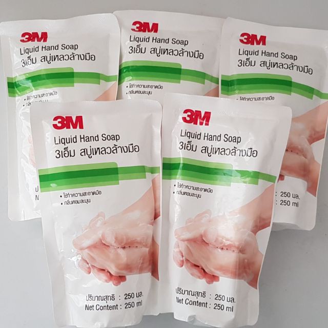 3M Hand Soap 250 Ml. 3เอ็ม ผลิตภัณฑ์สบู่เหลวล้างมือ ขนาด 250 มิลลิลิตร ...