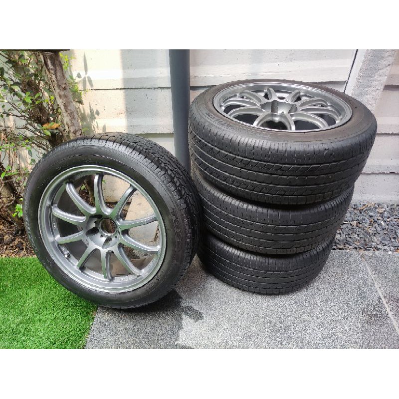 ⭐จ่ายบัตร ผ่อน 0%⭐ ล้อ Prodrive GC010 สีเทา เดิมๆ พร้อมยางครบชุด พร้อม ...