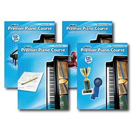 หนังสือเรียนเปียโน Alfred Premier Piano course Level 1A-6 สำหรับนักเรียน 7-12ปี Lesson, Theory ...