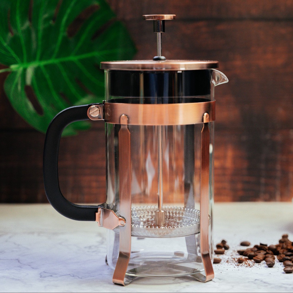 Bronze Glass French Press Coffee Maker – 600 ml | Shopee Thailand