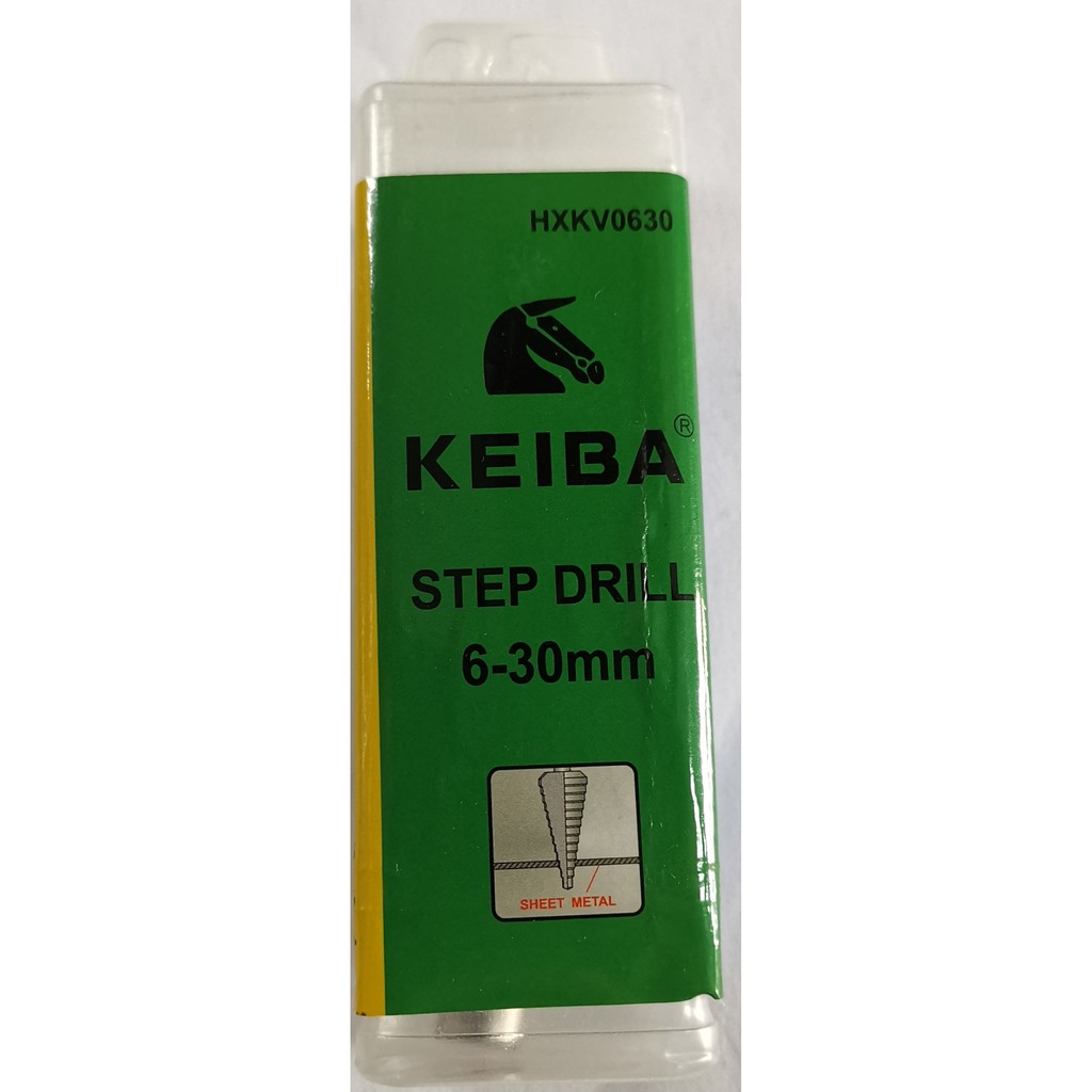 KEIBA 9601003 HXKV0630 ดอกสว่าน STEP DRILL HSS M2 13STEP/6-30mm ดอกเจดีย์ keiba KE-9601003 ...