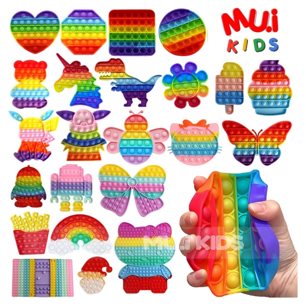 pop it พร้อมส่งที่กดสุดฮิต ปุ่มกดๆๆ Push Pop Bubble Sensory Fidget Toy ...