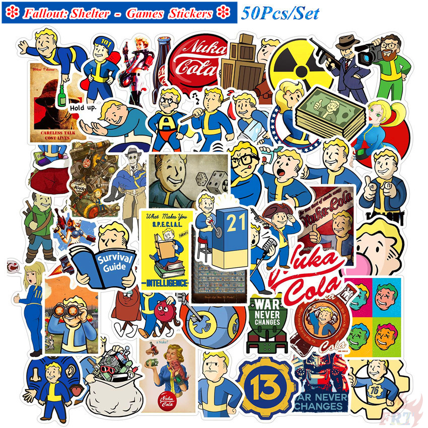 Fallout: Shelter Series 01 สติ๊กเกอร์ 50Pcs/Set DIY Luggage Laptop ...