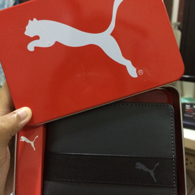 กระเป๋าเงิน Puma leather wallet | Shopee Thailand