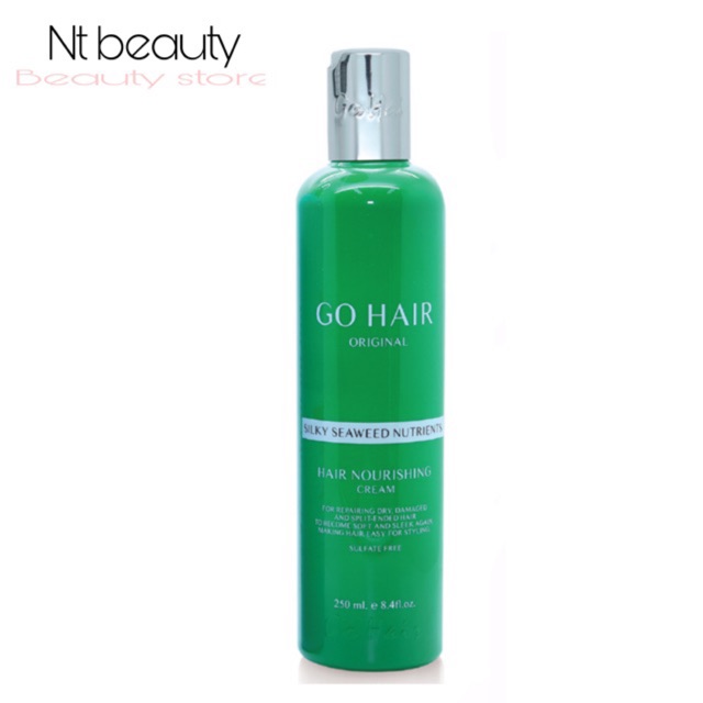 Go Hair โกแฮร์ ขวดสีเขียว ซิลกี้สาหร่าย 250 ml gohair Gohair Go hair ...