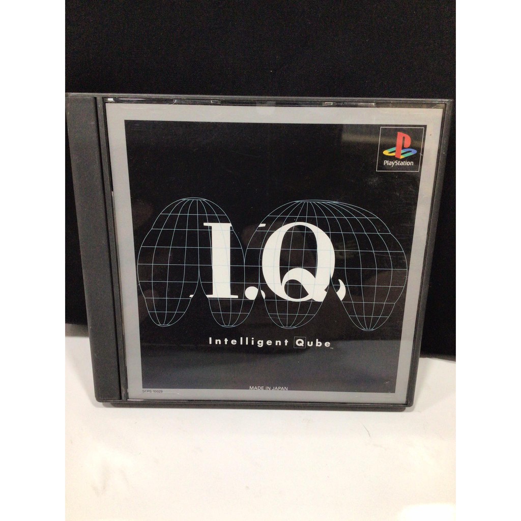 แผ่นแท้ [PS1] I.Q - Intelligent Qube (Japan) (SCPS-10029 | 91068) I.Q. IQ Kurushi | Shopee Thailand