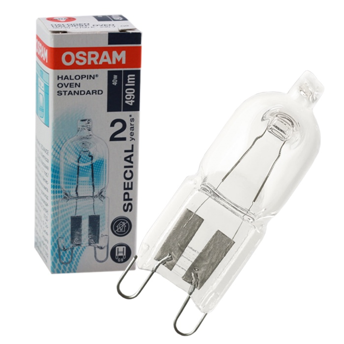 (Made In GERMANY) หลอดไฟเตาอบ Osram Halopin 66740 G9 40w 230v | Shopee ...
