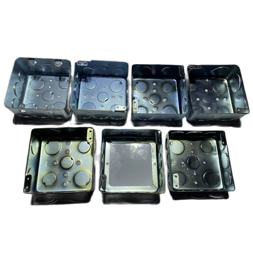 Square BOX 4X4 นิ้ว Brand TF บ๊อกซ์ตื้น บ๊อกซ์ลึก บ๊อกซ์ก้นทะลุ จำนวน 5 ...