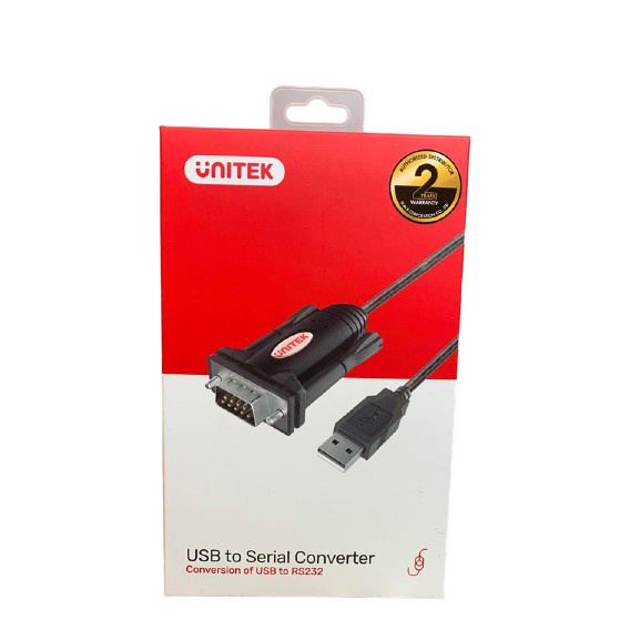 UNITEK New Y-105 1.5 M USB to RS232 Serial Port | Shopee Thailand