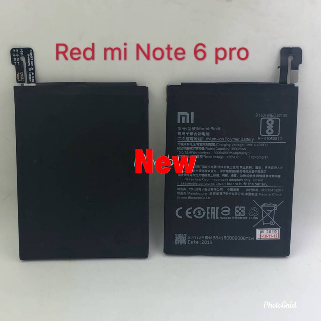 แบตเตอรี่ [Battery] Xaiomi Redmi Note 6 Pro | Shopee Thailand