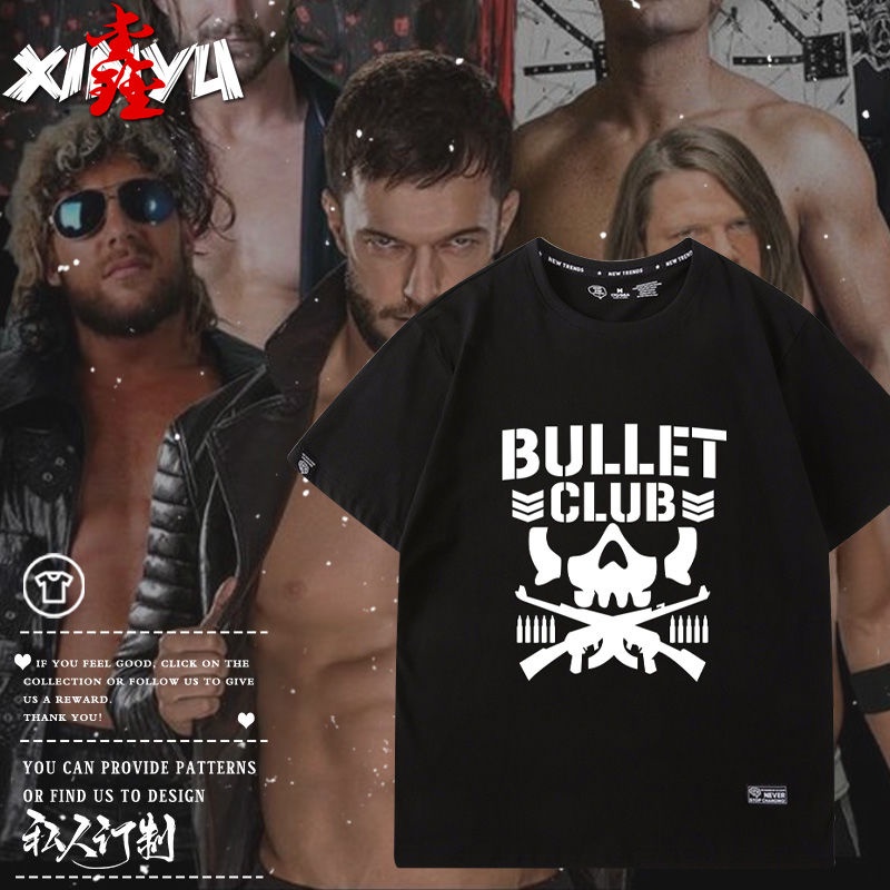 [COD]WWE Wrestling Club BULLET CLUB โลโก้โลโก้ Harajuku เสื้อยืดผู้ชาย ...