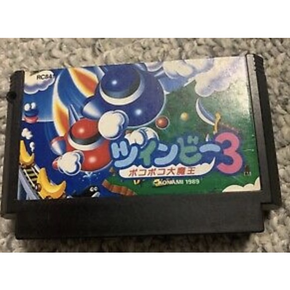 ตลับเกมทวินบี3 TwinBee 3: TwinBee 3: Poko Poko Daimaou [FC] ตลับแท้ ...