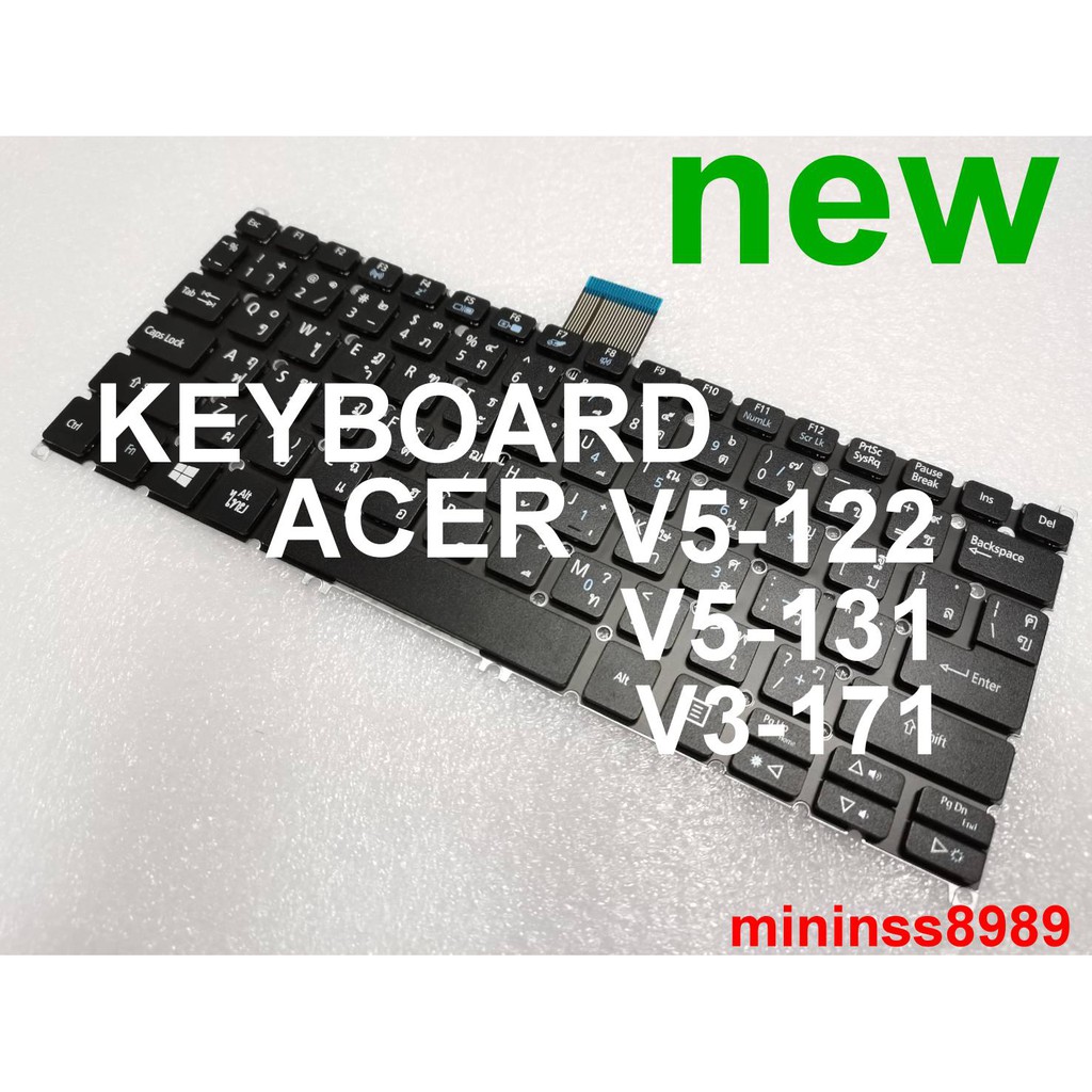KEYBOARD ACER คีย์บอร์ด ACER Aspire V5-122 122P 132 132P V5-132 V3-171 ...