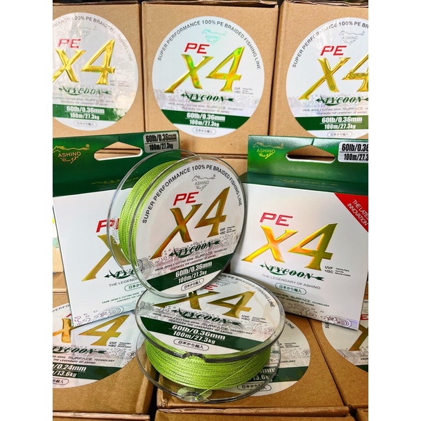 สาย PE Ashino Tycoon ถัก4 | Shopee Thailand