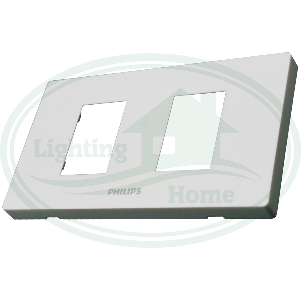 หน้ากาก 2 ช่อง Cover 2x1M + Grid Philips (แพ็ค 3 ชิ้น) | Shopee Thailand