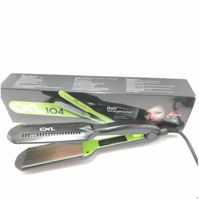 🔥พร้อมส่ง🔥 เครื่องหนีบผม CKL 104 หนีบผม หน้าใหญ่ เครื่องม้วนผม รีดผมตรง ผมเงา มี มอก. คละสี ...