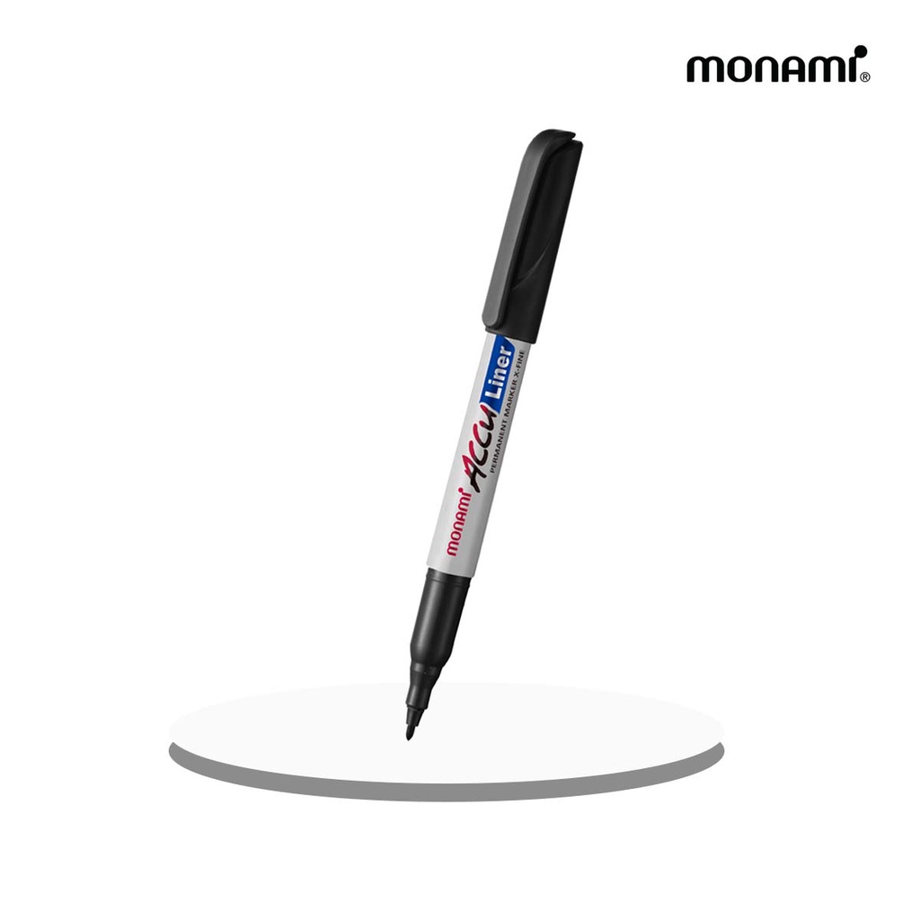 Monami ปากกามาร์คเกอร์ รุ่น แอคคู ไลน์เนอร์ Accu Liner Marker | Shopee ...