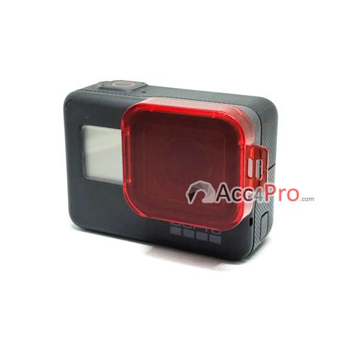 Red filter for GoPro Hero 7 , 6 , 5 - สำหรับถ่ายใต้น้ำ | Shopee Thailand