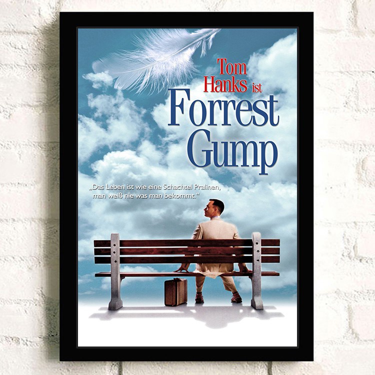 Forrest Gump Classic Movie HD Star โปสเตอร์ตกแต่งผนังบ้าน คาเฟ่ บาร์ ...