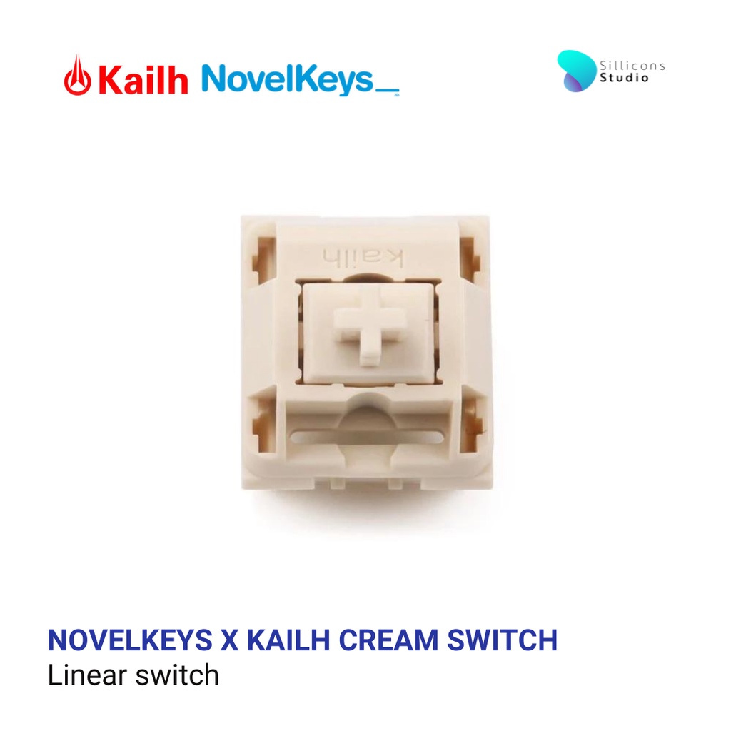 NK Cream Novelkeys x Kailh Cream Custom Keyboard Switch | Shopee Thailand