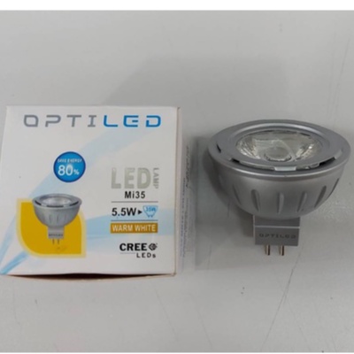 หลอด LED L&E MR16 Optiled 5.5 วัตต์ WARMWHITE GU5.3 สีเหลือง 12V | Shopee Thailand