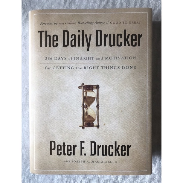 หนังสือ The Daily Drucker โดย Peter F.Drucker | Shopee Thailand