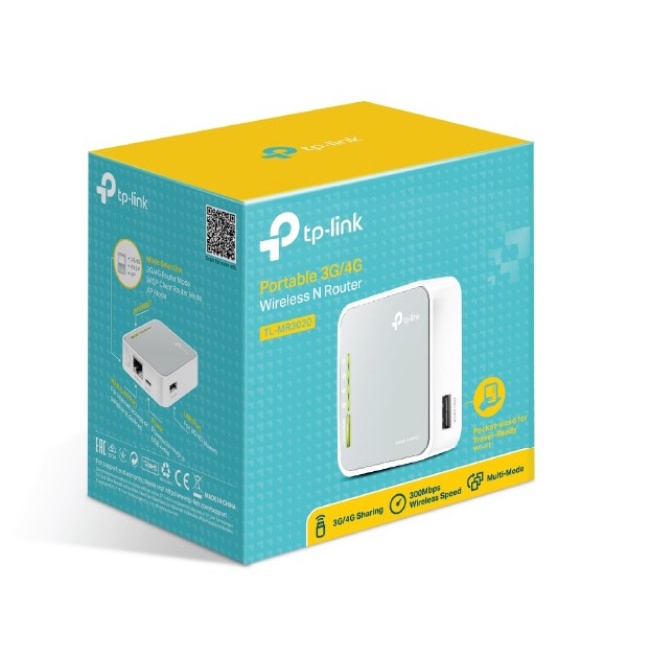 TP-LINK TL-MR3020 Portable 3G/4G Wireless N Router (WARRANTY LIMITED ...