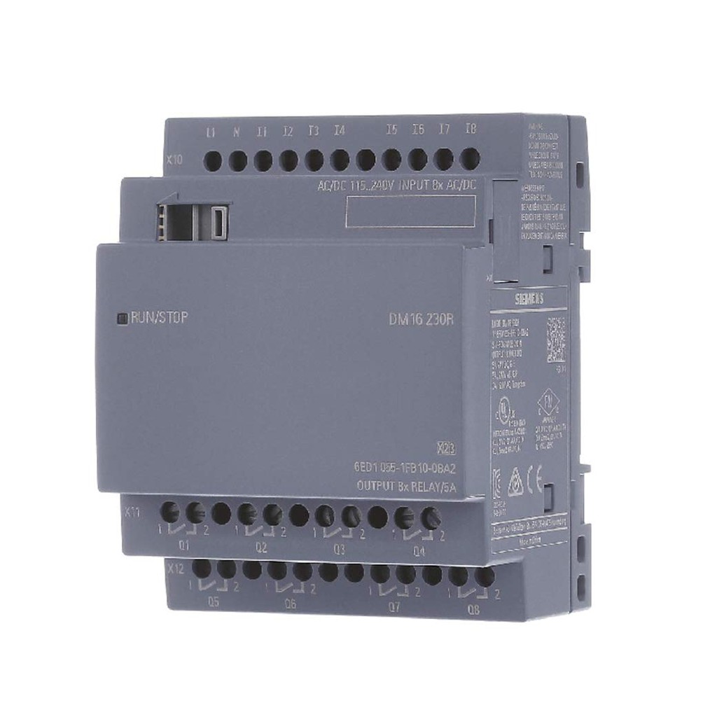 Siemens PLC LOGO!8 6ED1055-1FB10-0BA2 PLC Logic Module Logo! DM16 230R ...