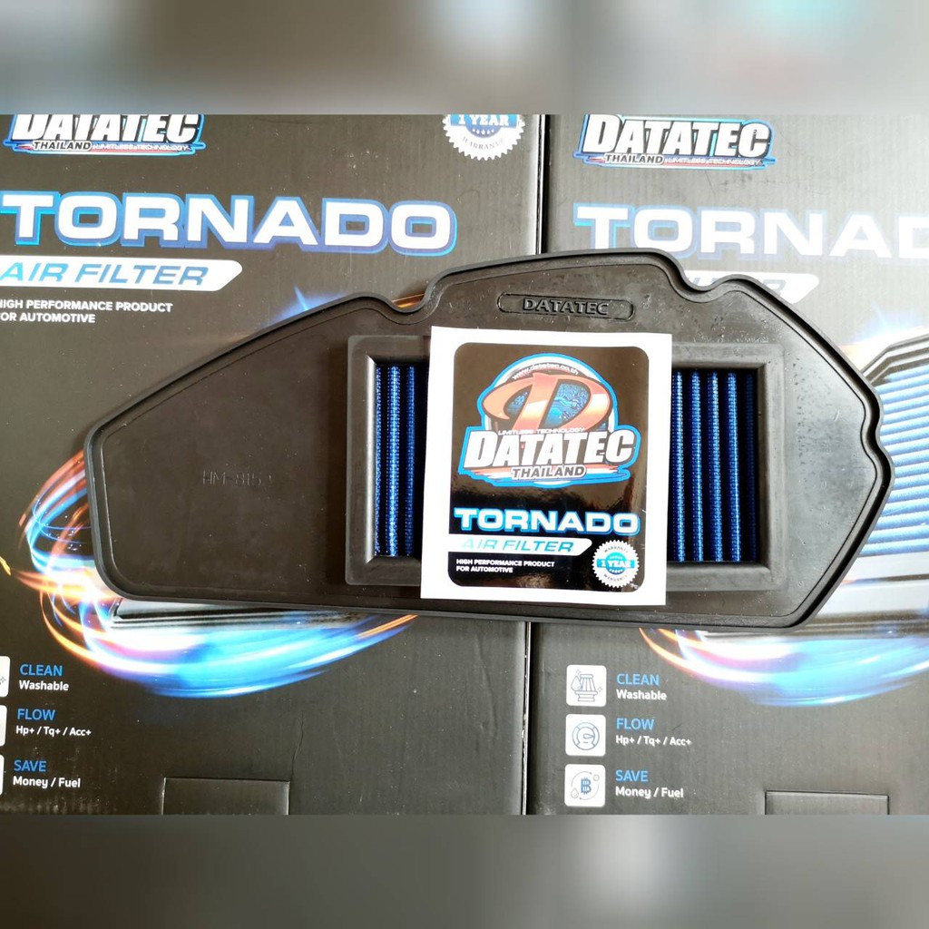 ฟรีแว่นตา!!กรองอากาศ DATATEC TORNADO YAMAHA AEROX ตัวเก่า | Shopee Thailand